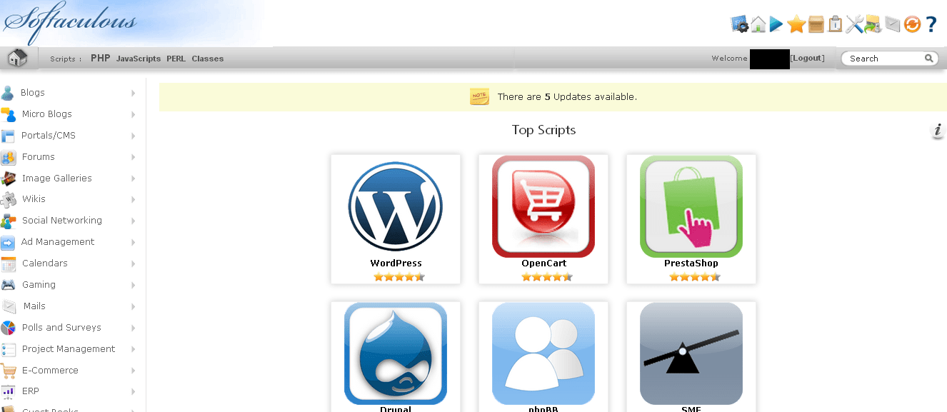 Cara Menggunakan Softaculous Di CPanel - DirektoriHosting.com